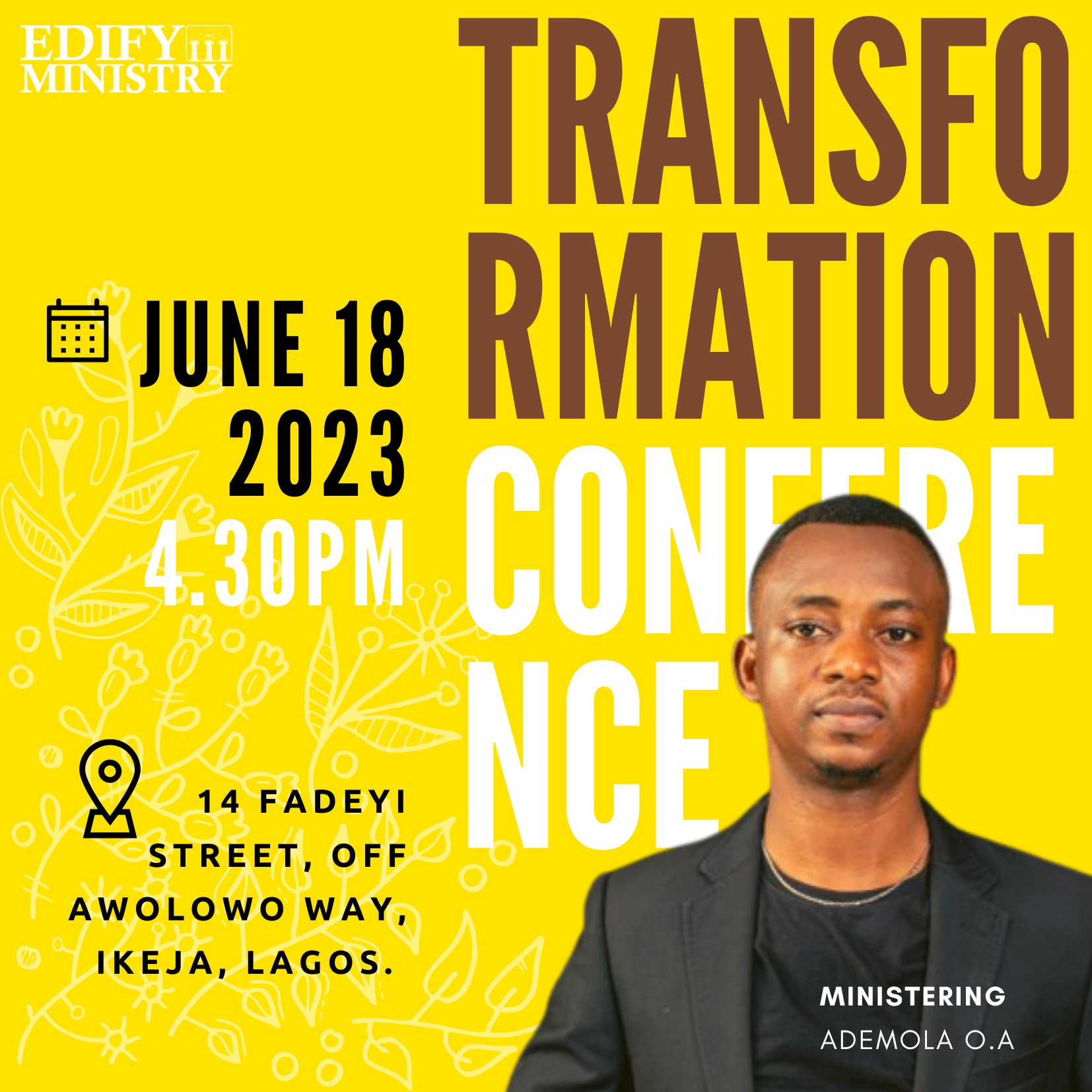 Edify Ministry – Building you into the fullness of Christ.