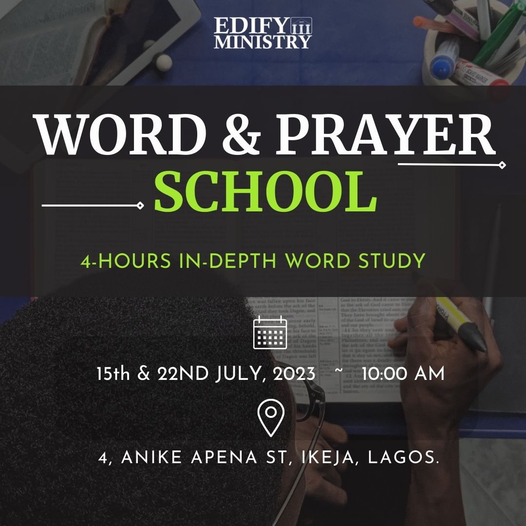 Edify Ministry – Building you into the fullness of Christ.